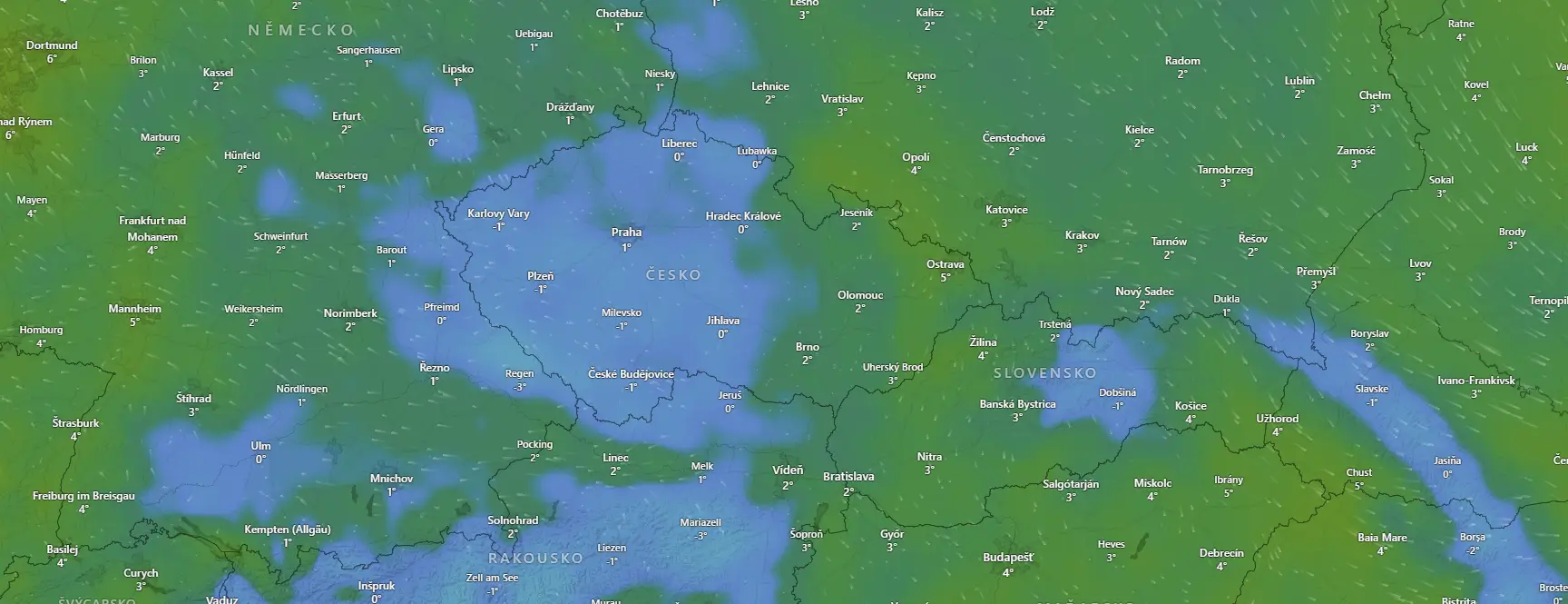 Na Česko míří studená fronta: Teploty spadnou až o 15 stupňů ...